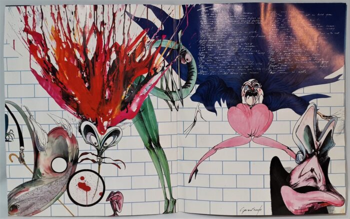 Original 1980 Pink Floyd The Wall Performed Live Concert Program Nassau ...