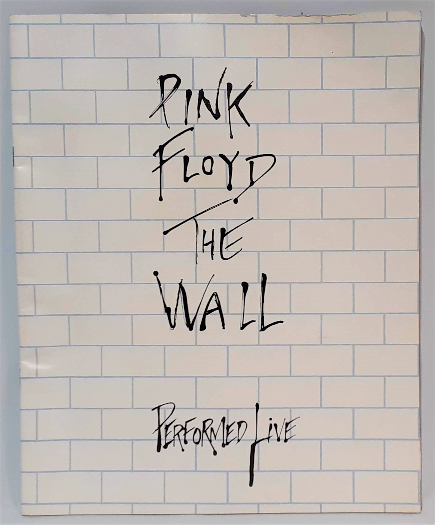 Original 1980 Pink Floyd The Wall Performed Live Concert Program Nassau ...