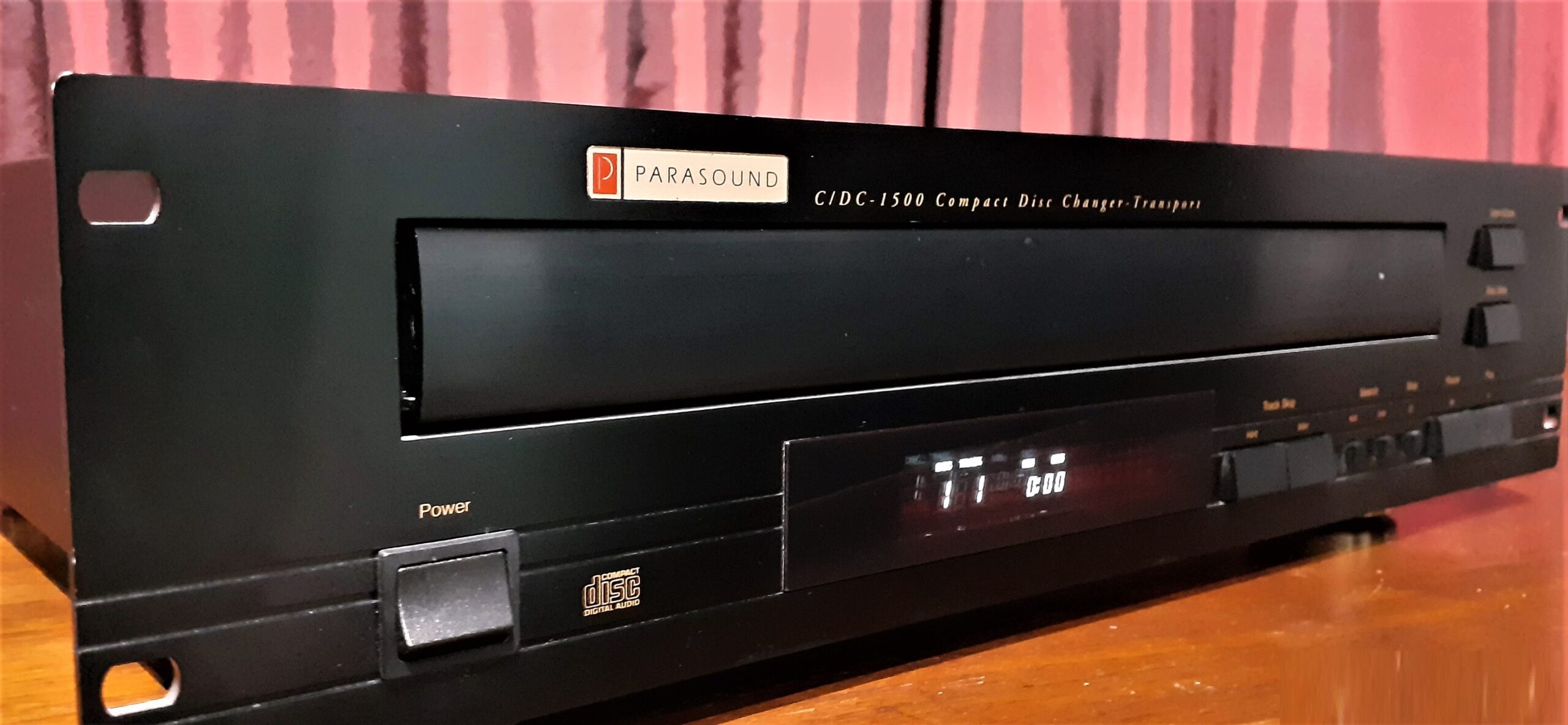 1994 Parasound C/DC-1500 Compact Disc Player Changer CD Player ...