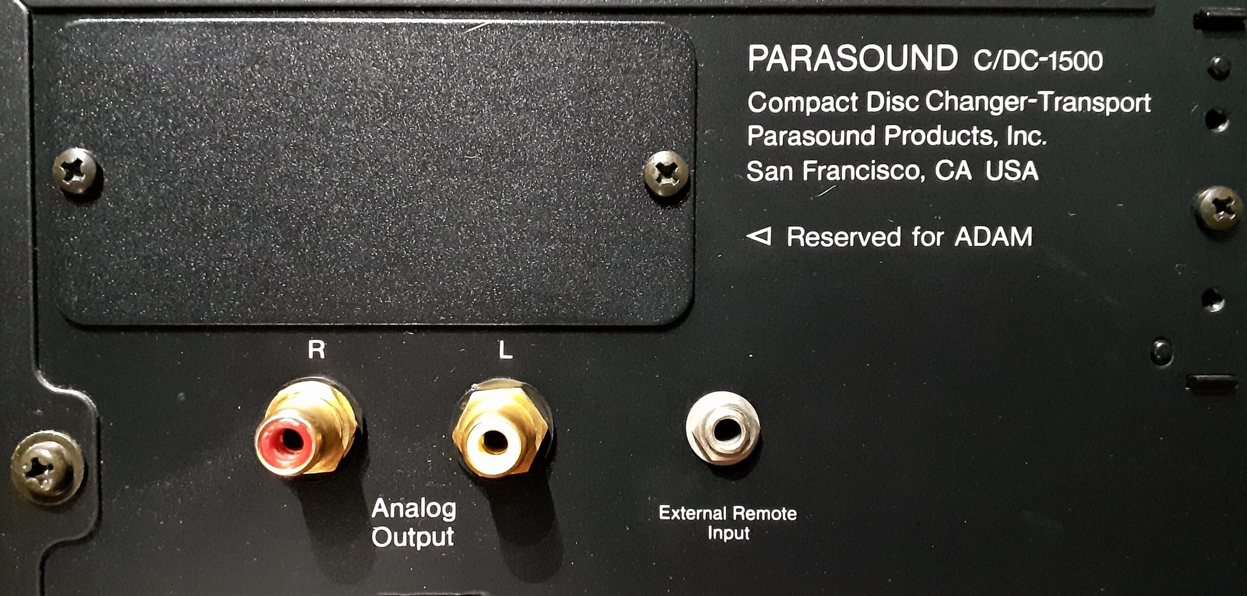 1994 Parasound C/DC-1500 Compact Disc Player Changer CD Player ...