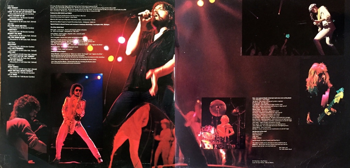 Bob Seger & The Silver Bullet Band Nine Tonight First Year Pressing ...
