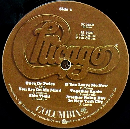 Chicago Chicago X First Year Pressing 1976 US Columbia PC 34200 Vintage ...
