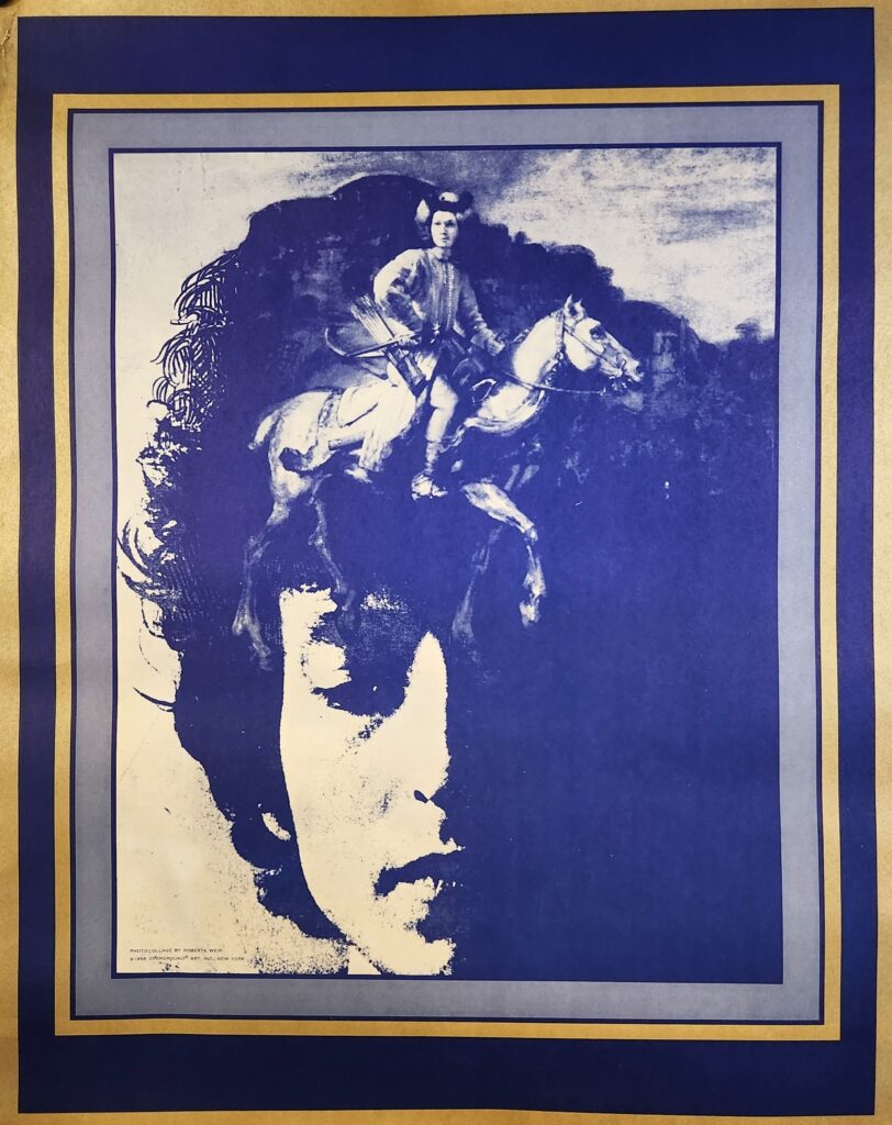 Original 1968 Bob Dylan The Rider Photo Collage By Roberta Weir 1968 ...