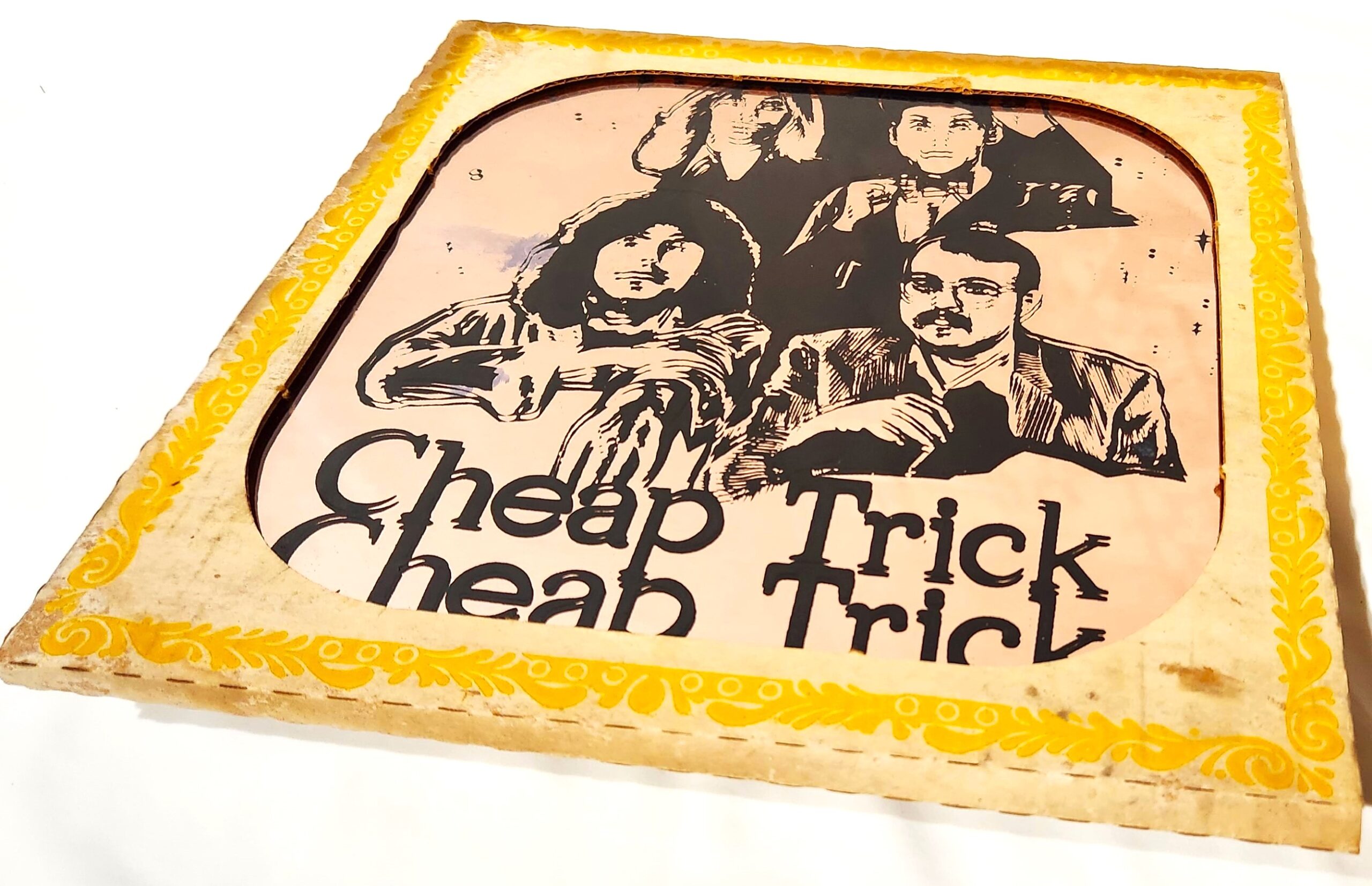 Original 1970s Cheap Trick Carnival Mirror Rock Fair Prize Mirror ...