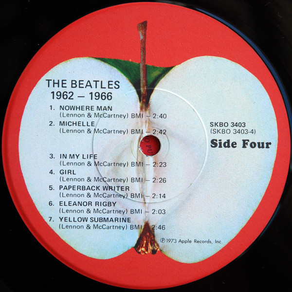 The Beatles 1962-1966 First Year Pressing 1973 US Apple Records SKBO ...