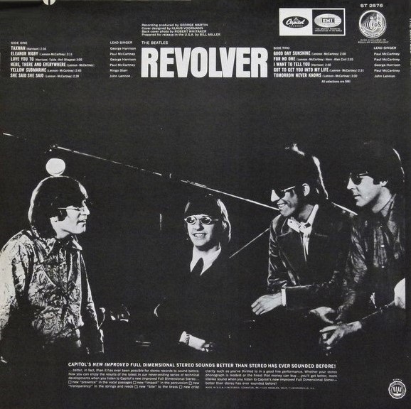 The Beatles Revolver 1971 Apple Records ST 2576 Vintage Vinyl Record ...