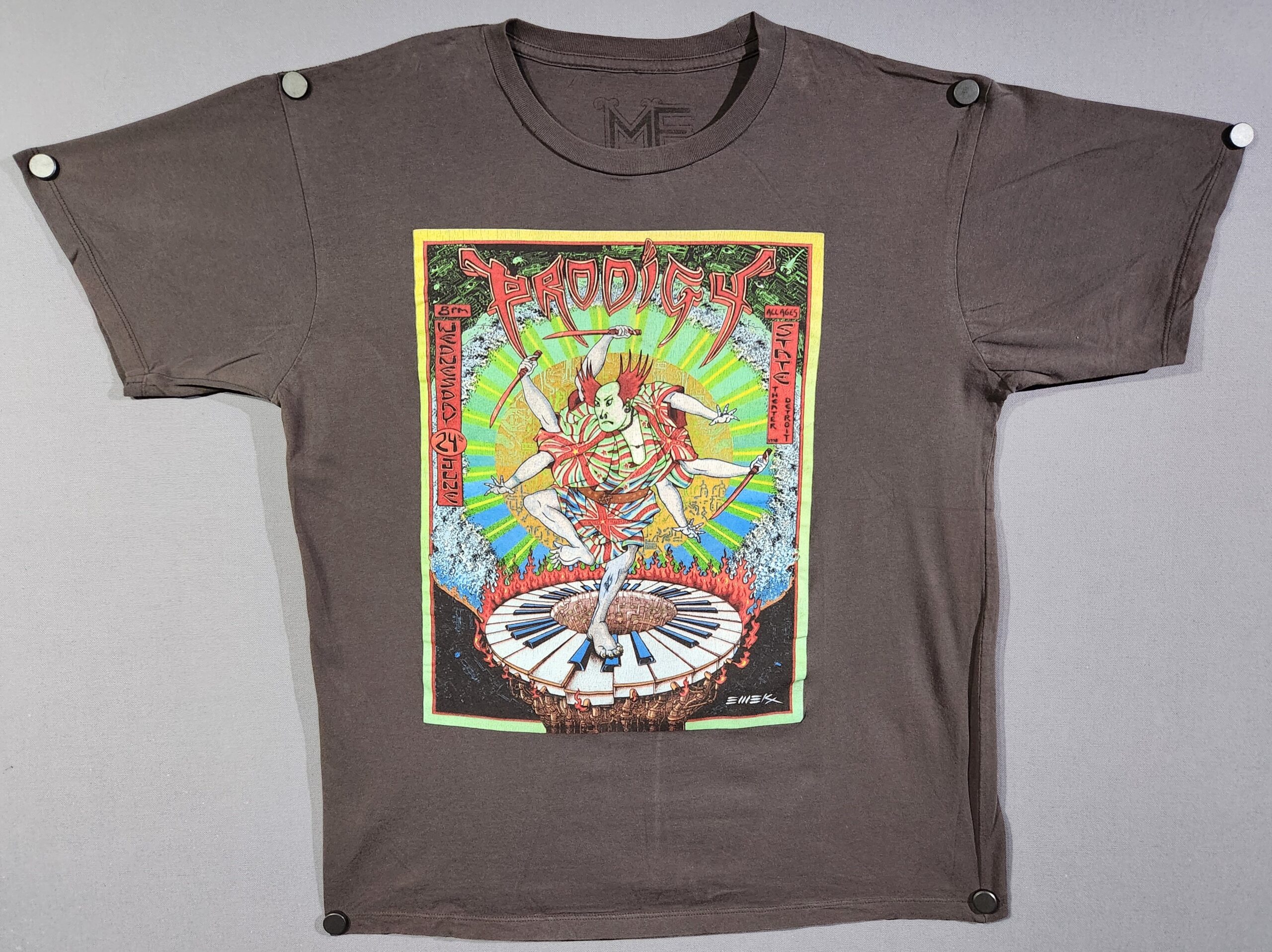 1998 The Prodigy The Fat Of The Land Tour Concert Tee Shirt State ...