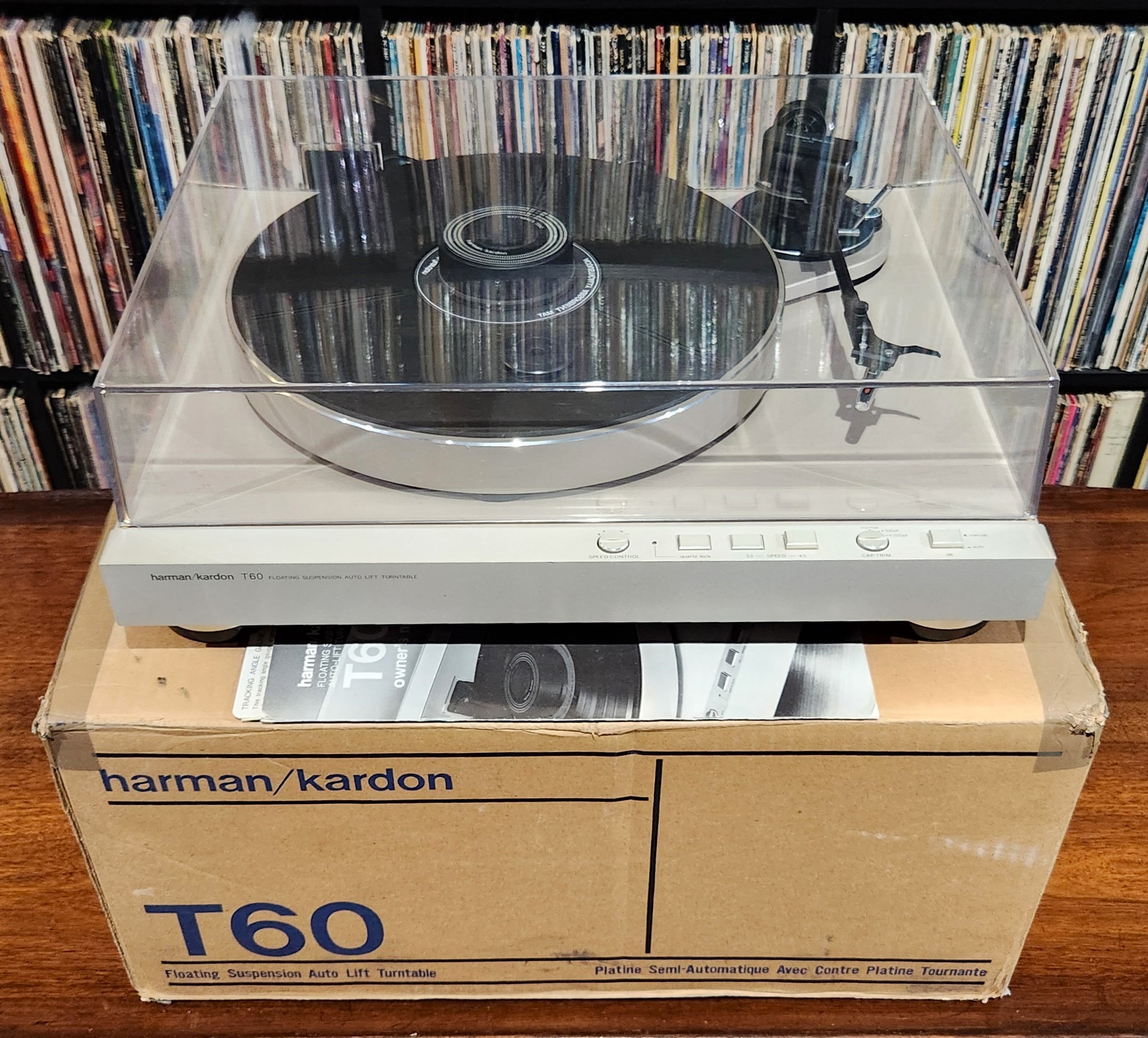 1983 Harman Kardon T60 Floating Suspension Auto-Lift Turntable ...