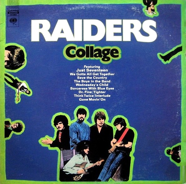 Raiders Collage First Year Pressing 1970 CVinyl Record Album