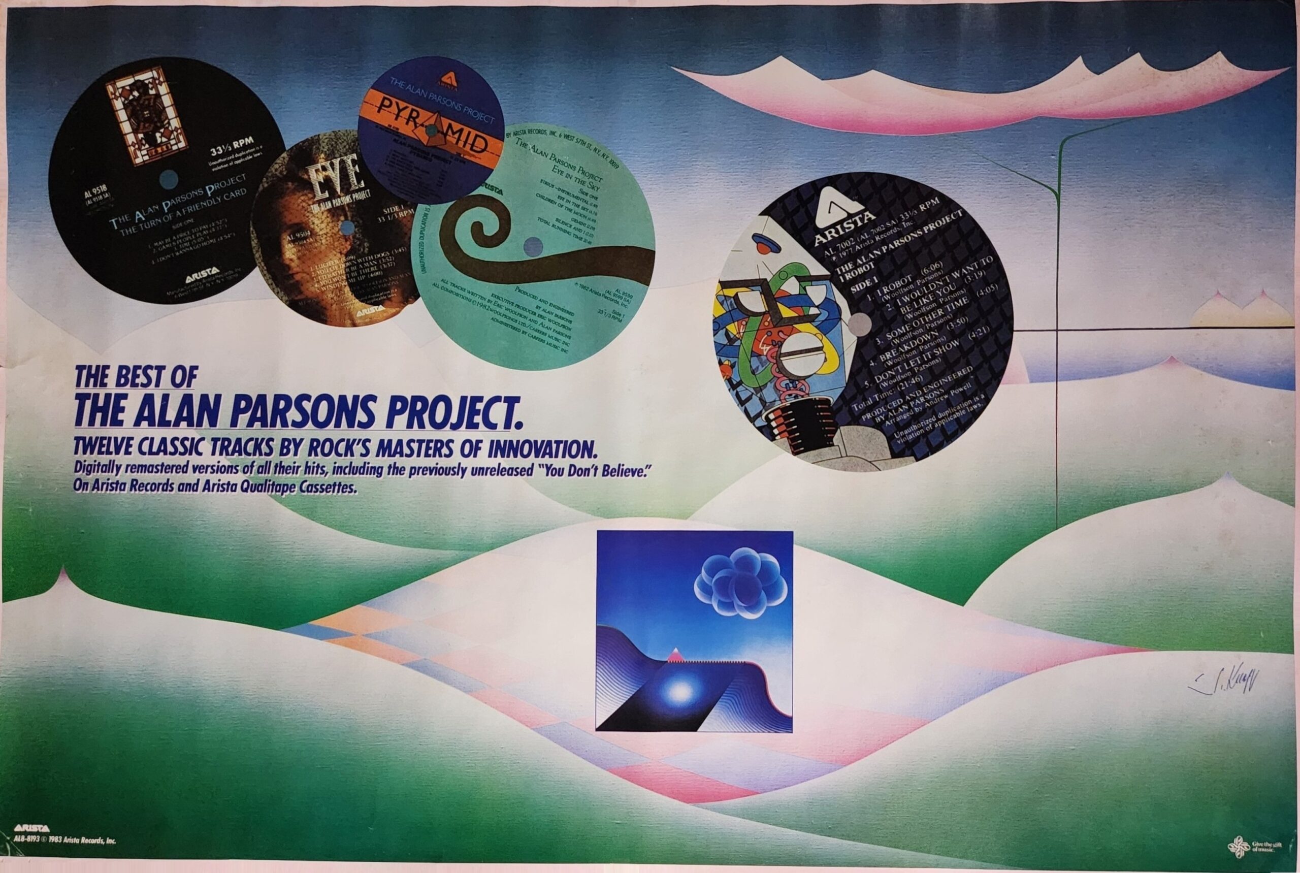 Original 1983 The Alan Parsons Project The Best Of The Alan Parsons ...